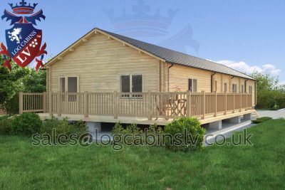 Residential "Type" Multi Room Log Cabin 6.8 m x 20.0 m rmrlclv3024 ...