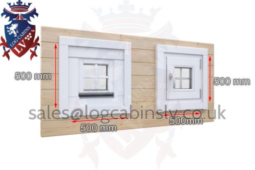 Deluxe Windows - LogCabins LV