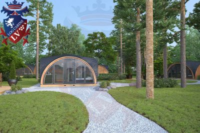 Barrel Pod 02 - 4.8m x 4.8m - BP-LV-6002 - LogCabins LV