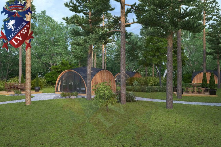 Barrel Pod 02 - 4.8m x 4.8m - BP-LV-6002 - LogCabins LV