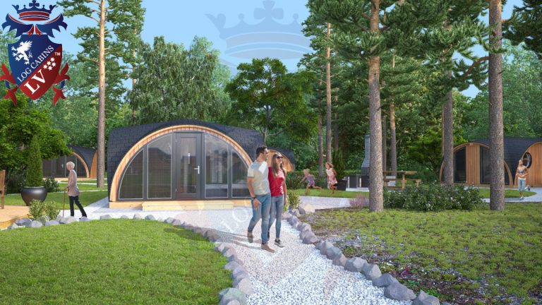 Barrel Pod 02 - 4.8m x 4.8m - BP-LV-6002 - LogCabins LV