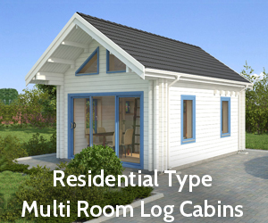 ''Residential "Type" Multi Room Log Cabins'' - LogCabins LV